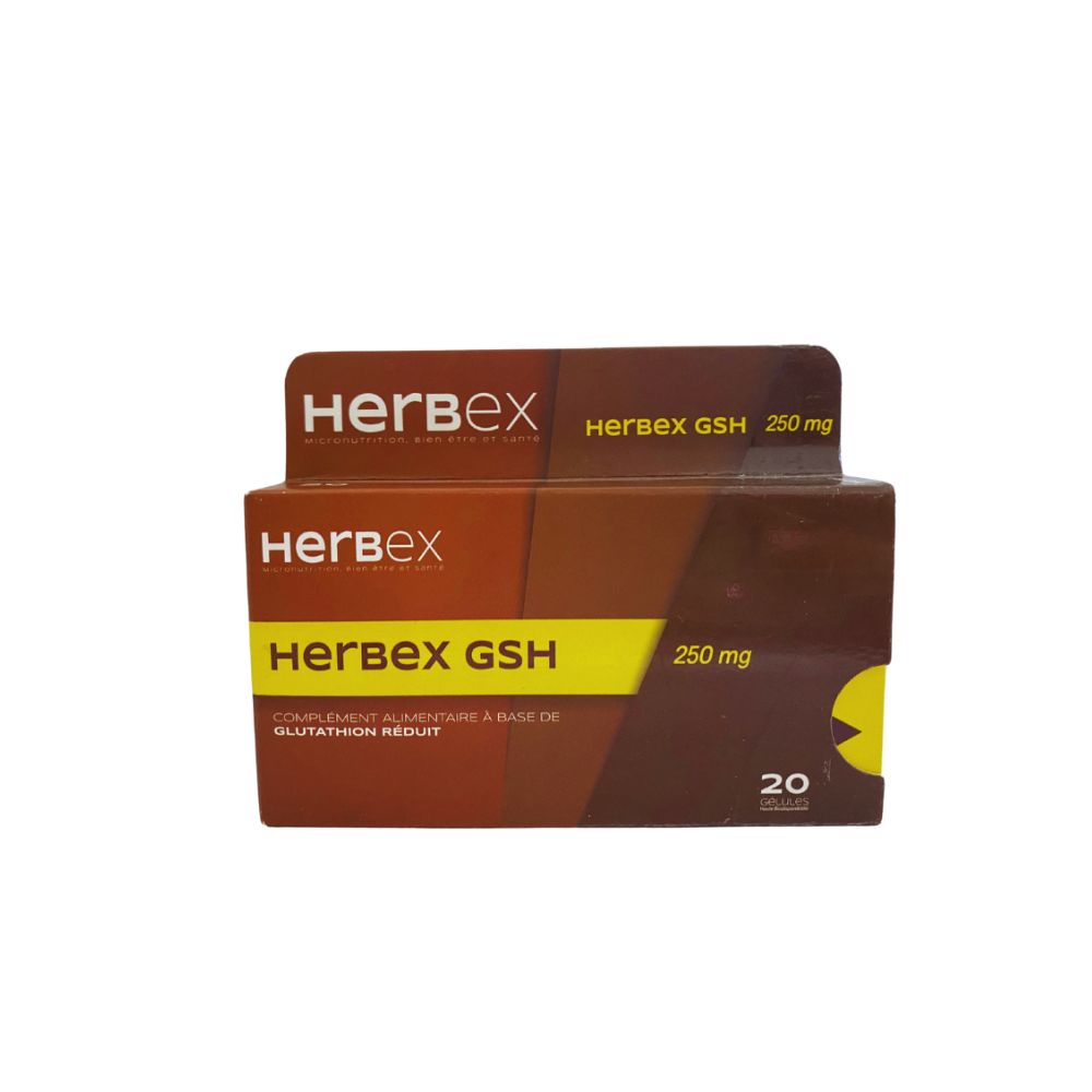 HERBEX GSH 250MG 20 GELULES - Parafarabi