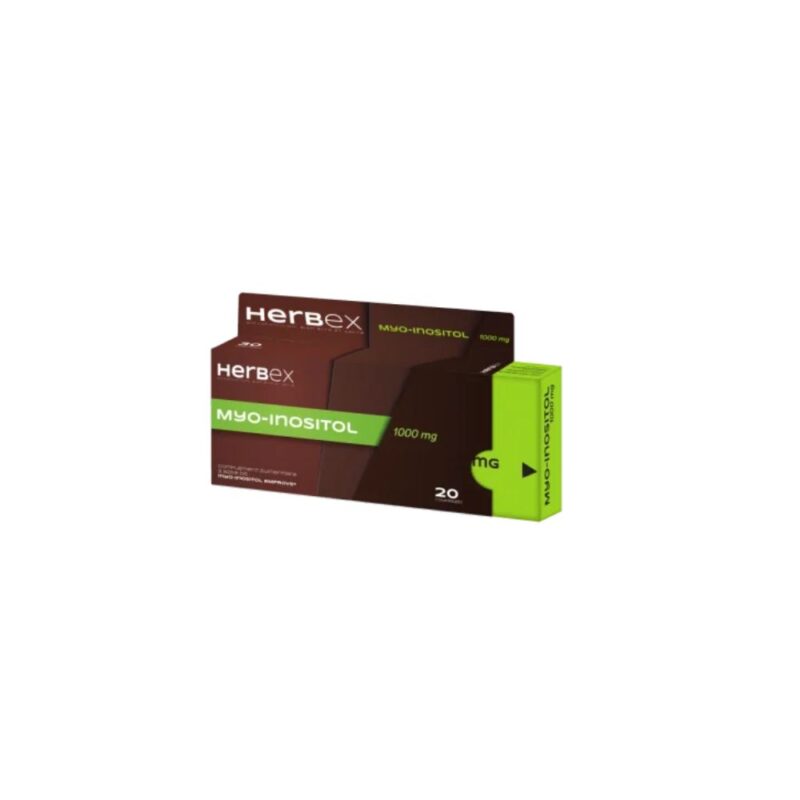HERBEX MYO INOSITOL 1000MG BT 20 CP - Parafarabi